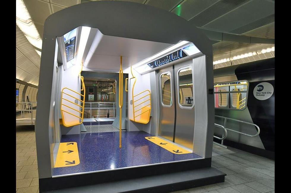 Next-generation New York Subway car mock-up on display | Metro Report ...